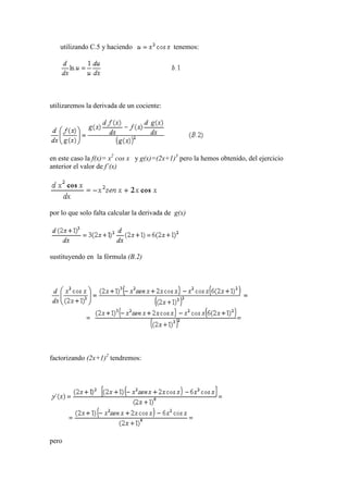 Derivadas logaritmicas | DOCX