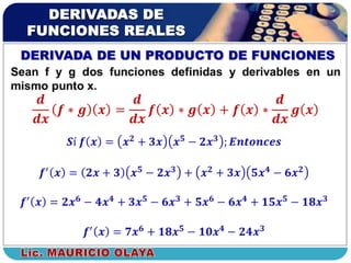 Propiedades de las Derivadas | PPTX