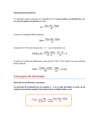 Derivadas unach | PDF
