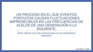 Deriva Genética | PPTX