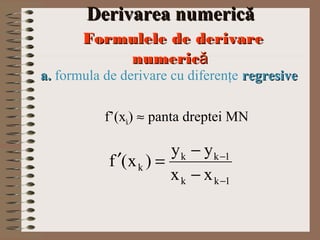 Derivare numerica | PPT