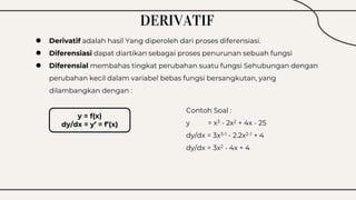 powerpoint derivatif atau turunan fungsi.pptx