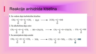 Derivati karboksilnih kiselina | PPTX