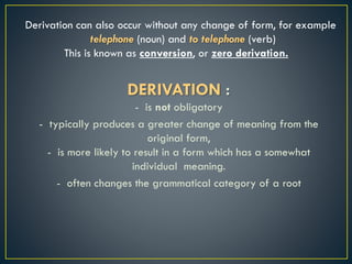 Derivation | PPTX