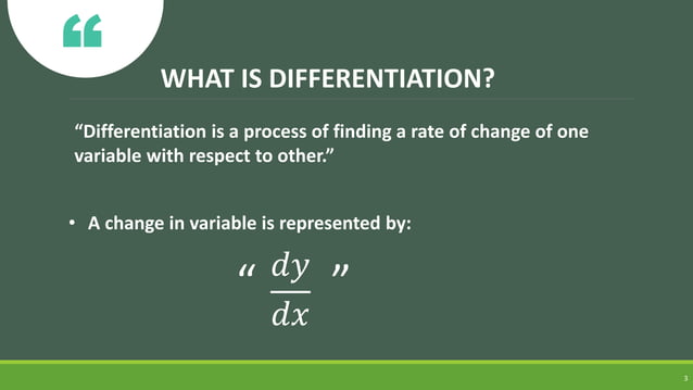 Derivation | PPT