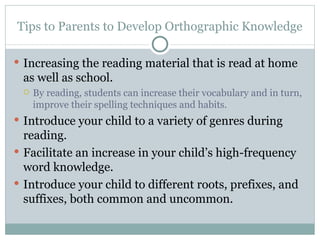 Derivational Stage of Spelling | PPT