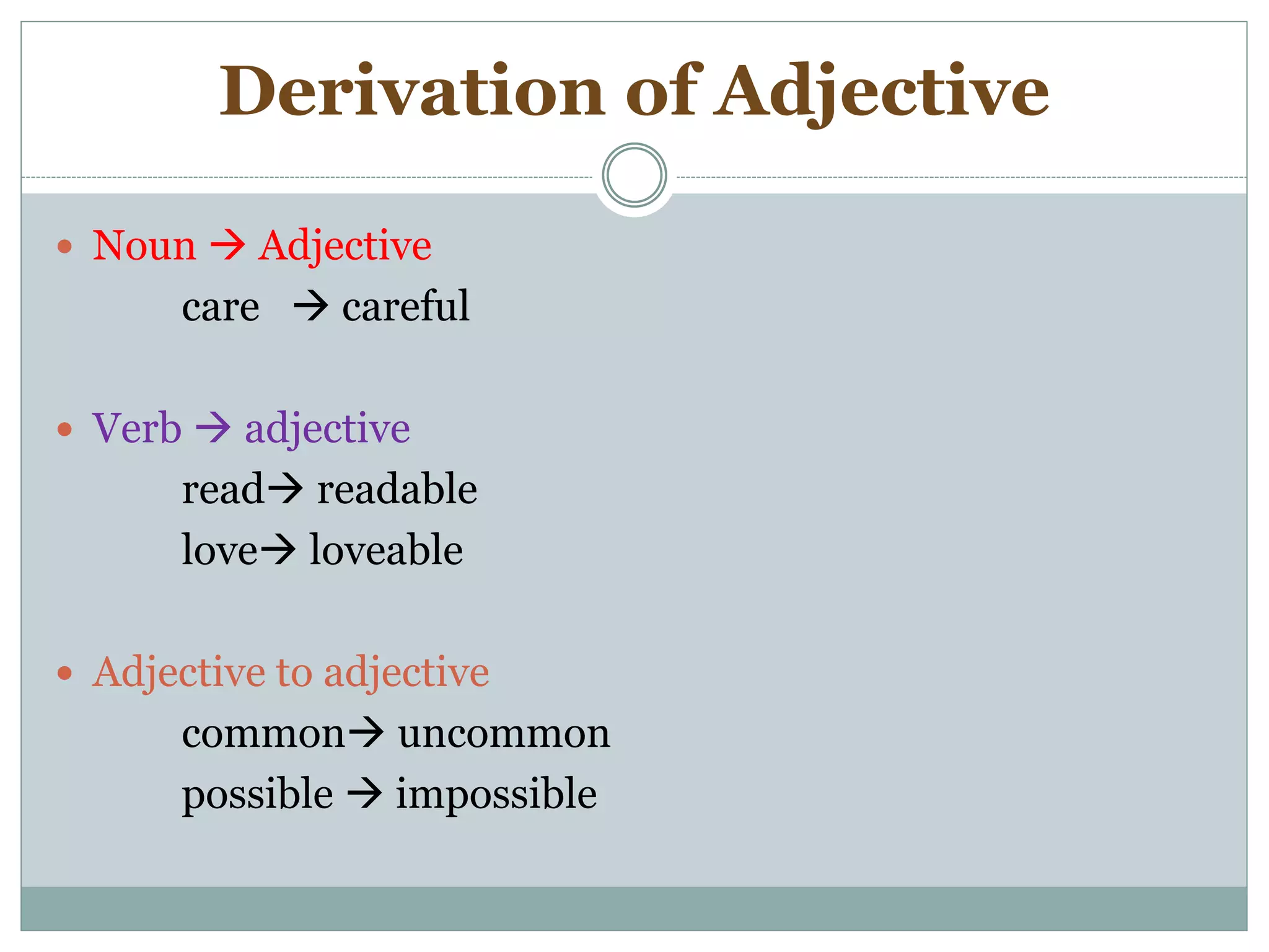 Derivational and inflectional morphemes | PPTX