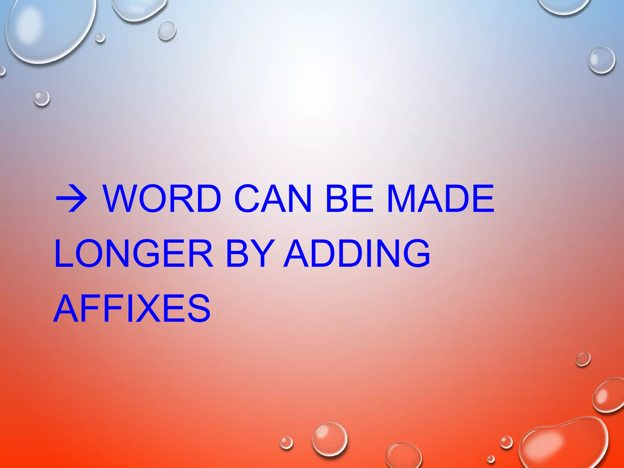 Derivation & inflection | PPT