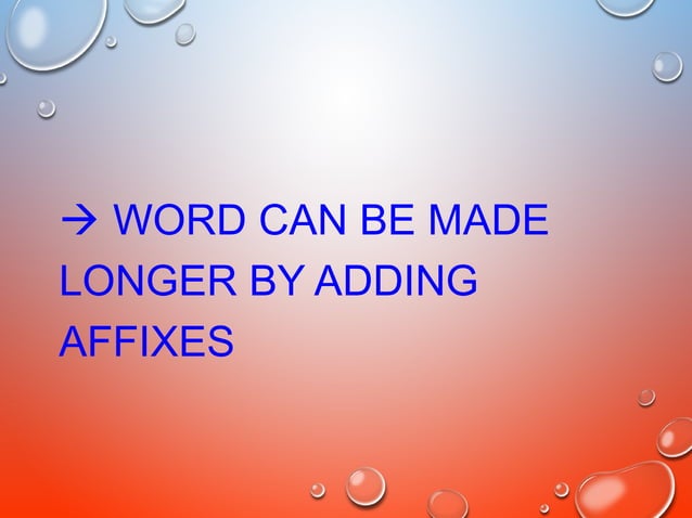 Derivation & inflection | PPT