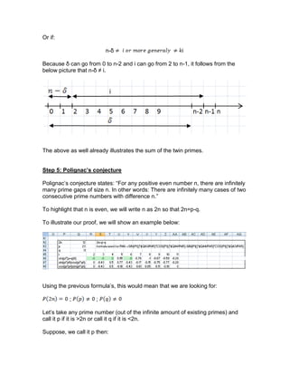 Derivation of a prime verification formula to prove the related open ...
