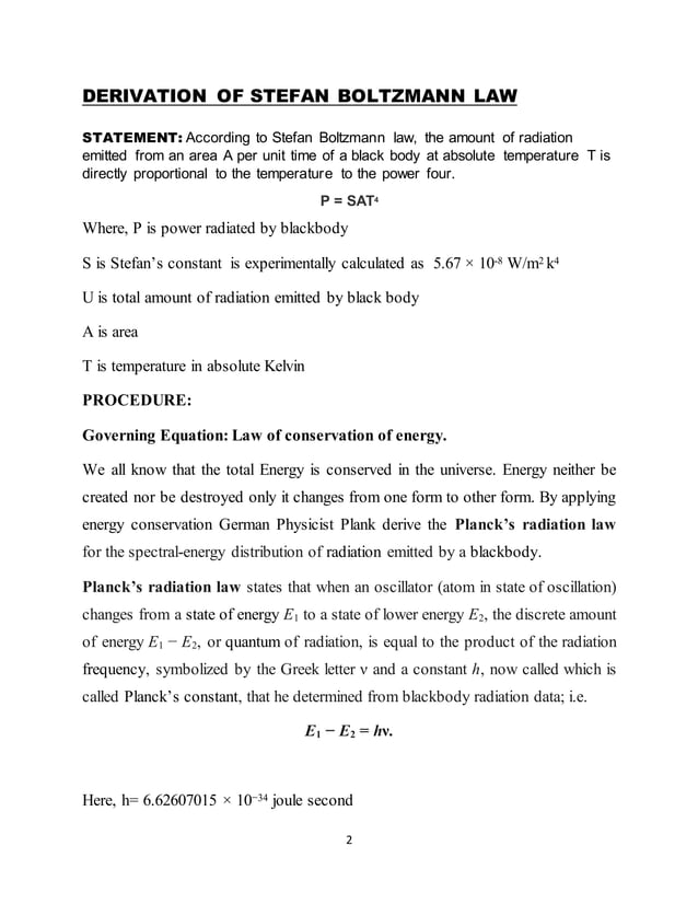 Derivation of formula | PDF