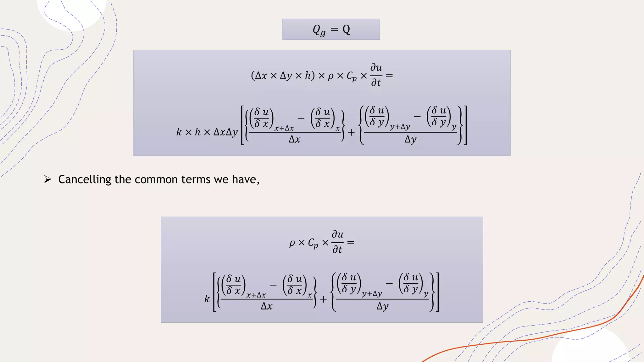 Derivation of Laplace equation (2D Heat Equation) | PPTX