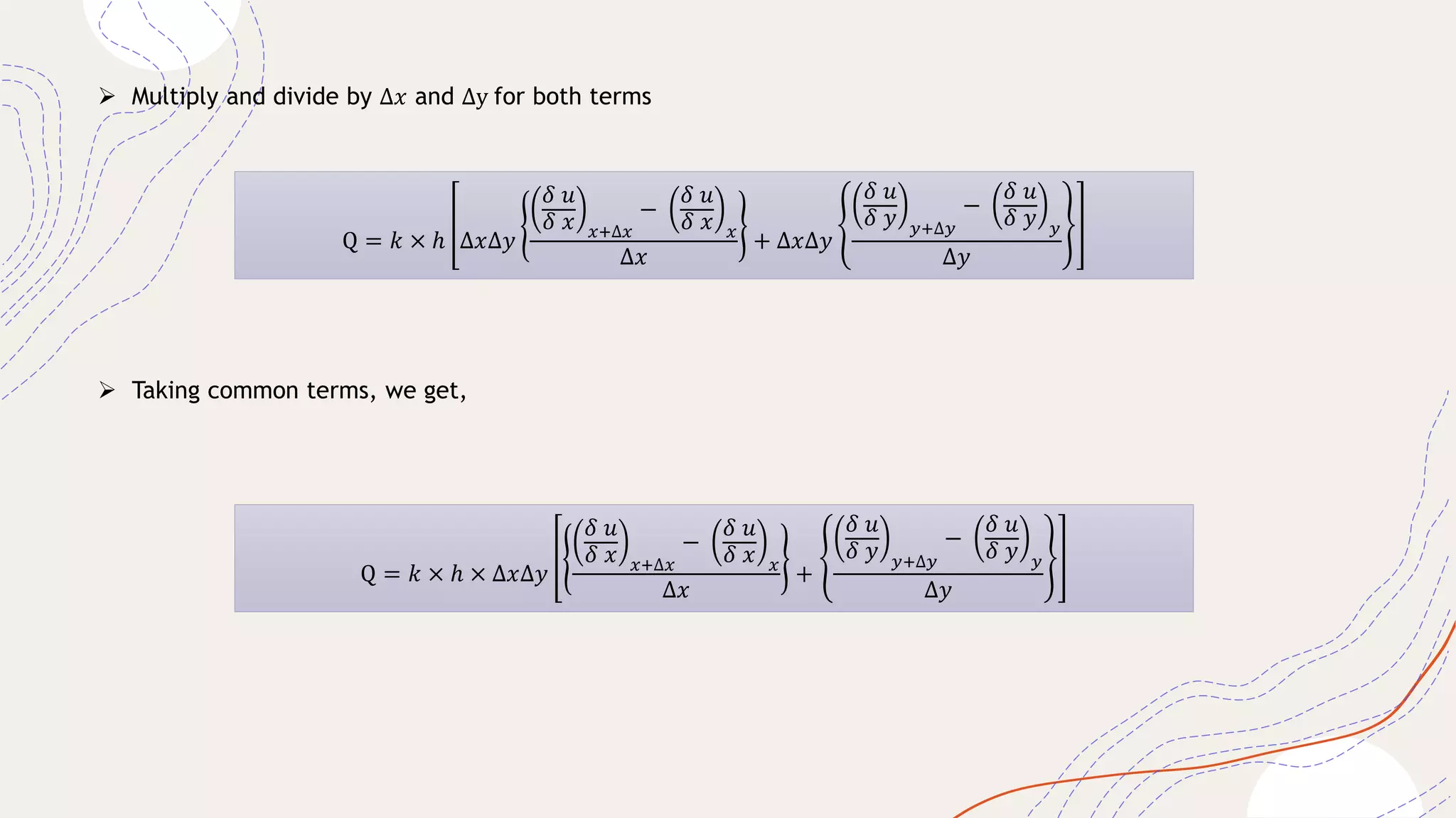 Derivation of Laplace equation (2D Heat Equation) | PPTX