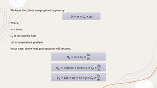 Derivation of Laplace equation (2D Heat Equation) | PPTX