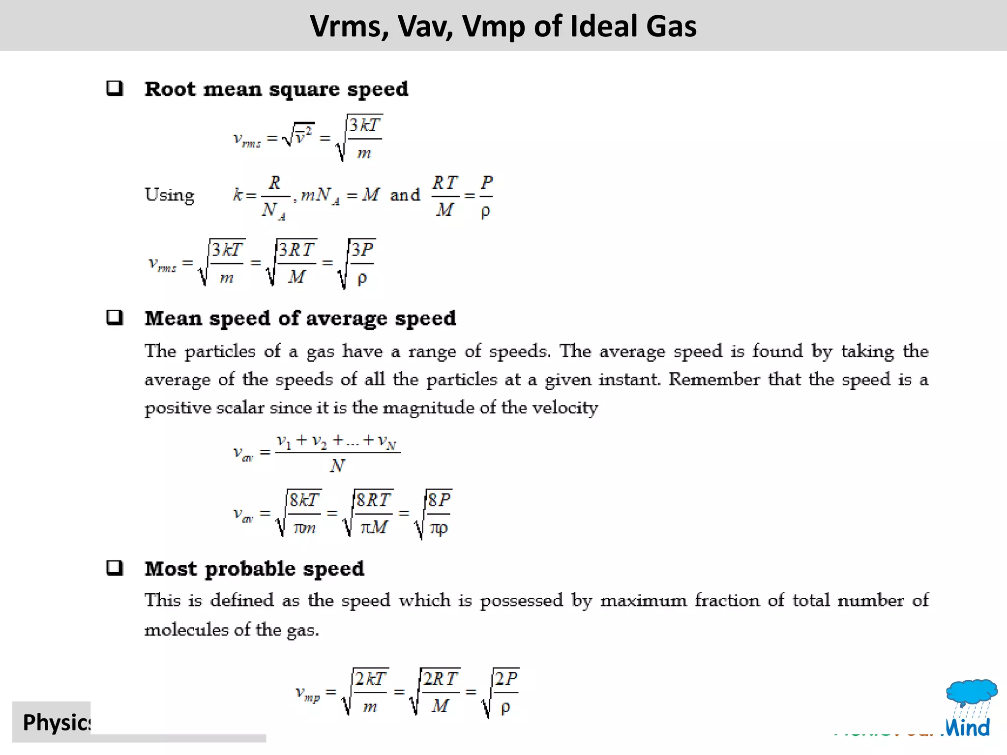 CBSE 11 Physics Derivations | PPTX