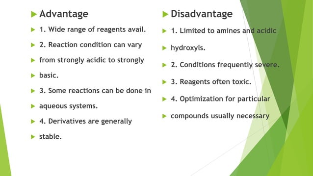 Derivatisation Techniques in Gas chromatography | PPTX | Chemistry ...