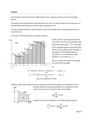 Calculus I basic concepts | DOCX