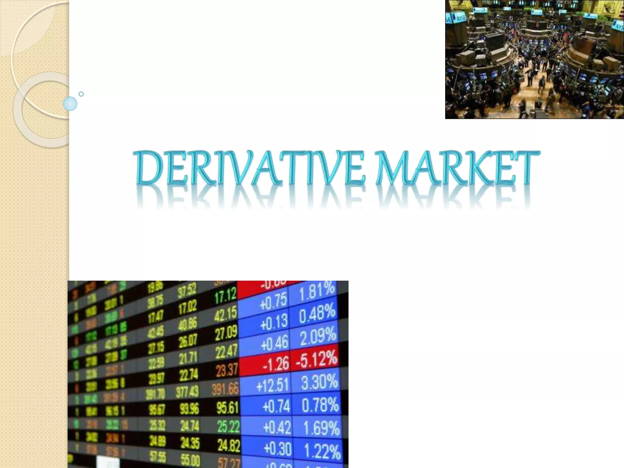 Derivative market | PPT