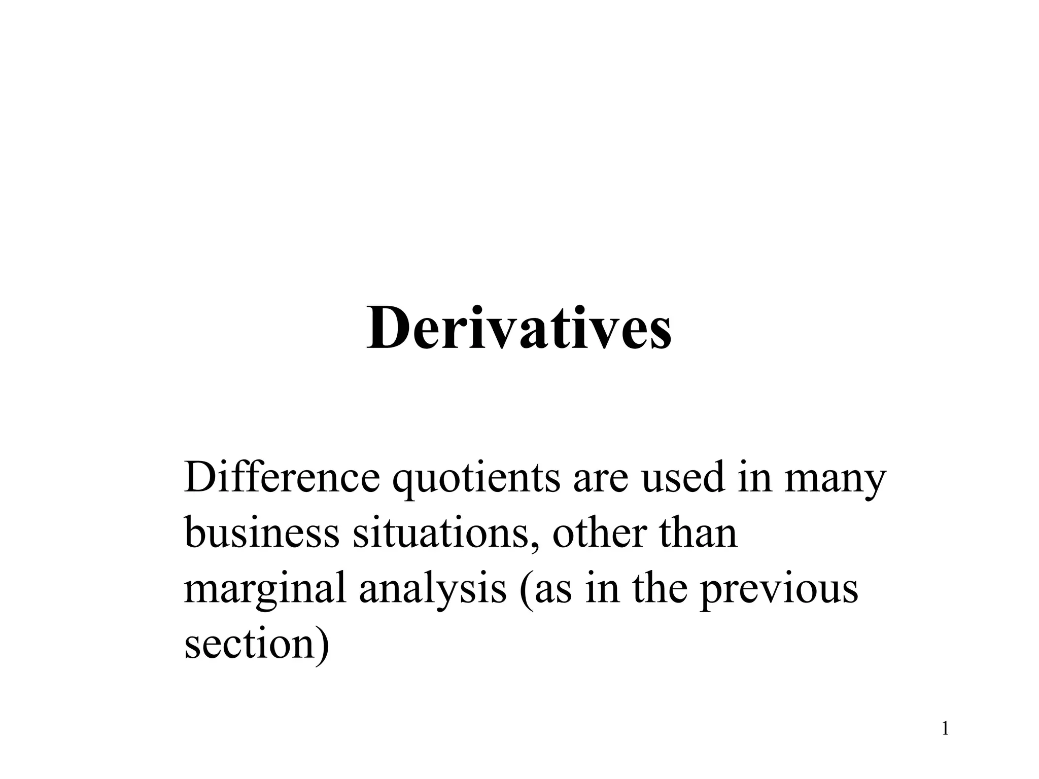 derivative.ppt