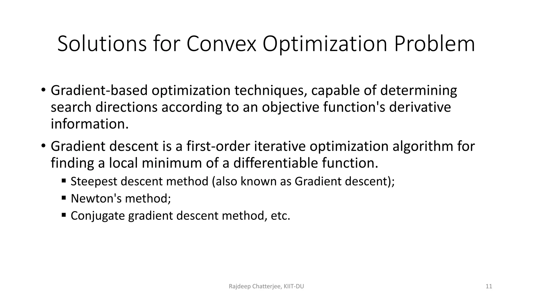 Derivative free optimizations | PDF
