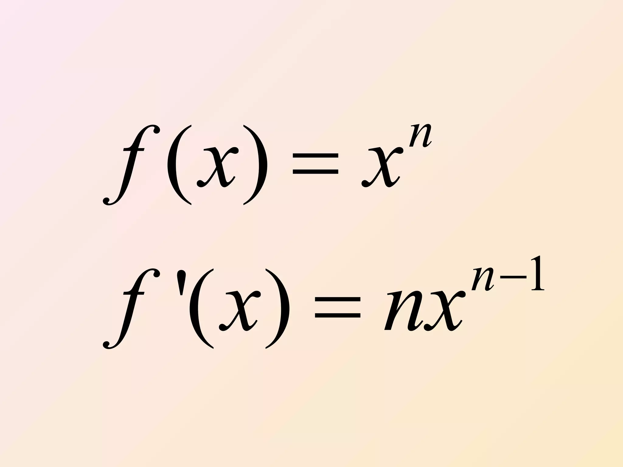 Derivative Rules | PPT