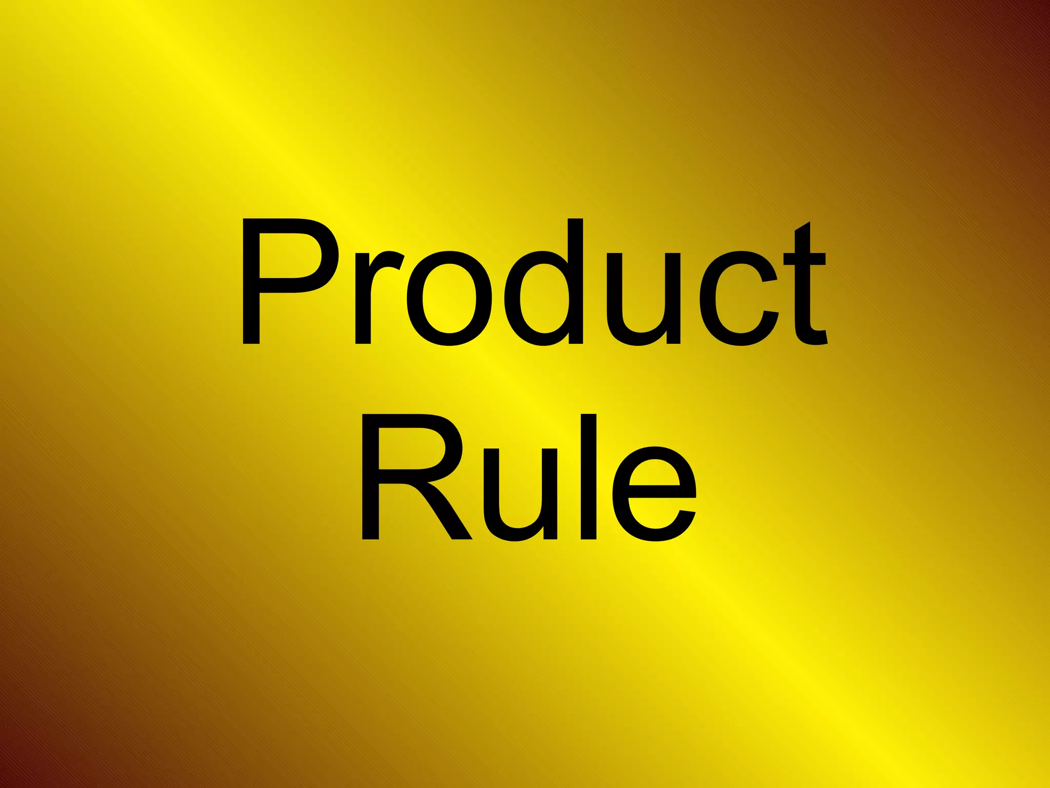 Derivative Rules To Memorize | PPT