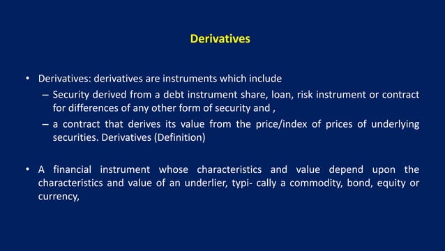 Derivative - types with example | PPTX