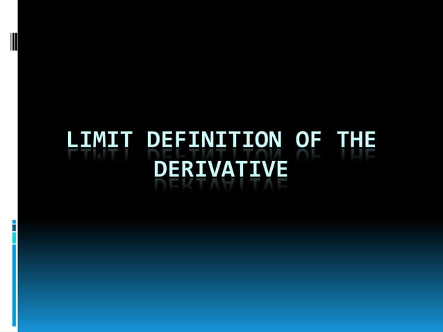 Derivative flash cards | PPTX