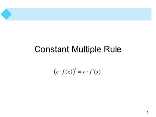 Derivative flashcards | PPTX