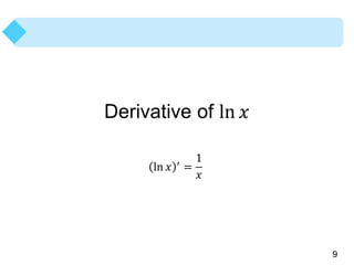 Derivative flashcards | PPTX