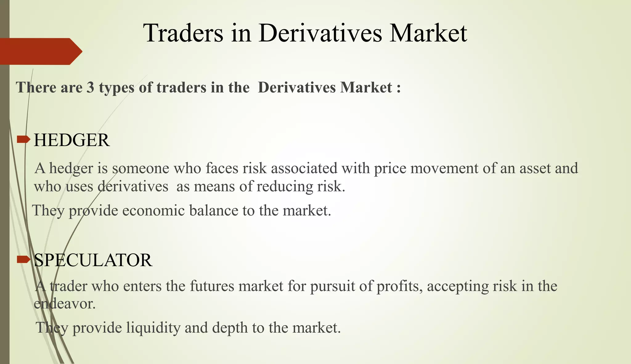 Derivative market | PPTX