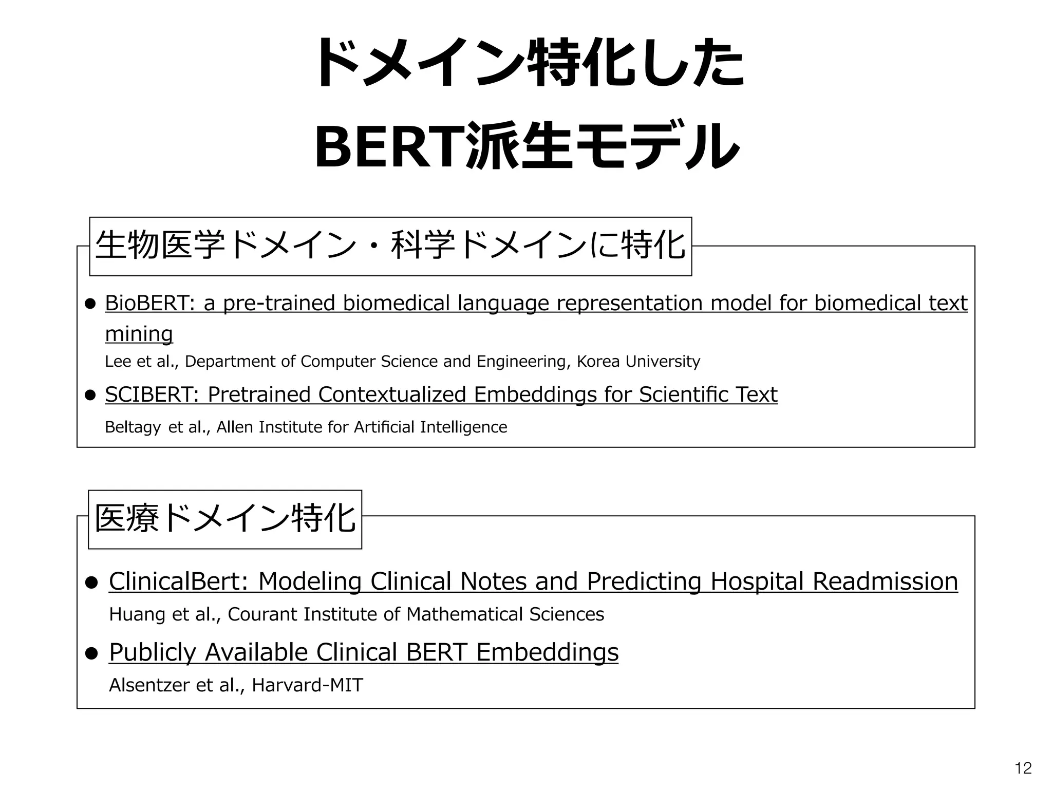 Derivative models from BERT | PDF