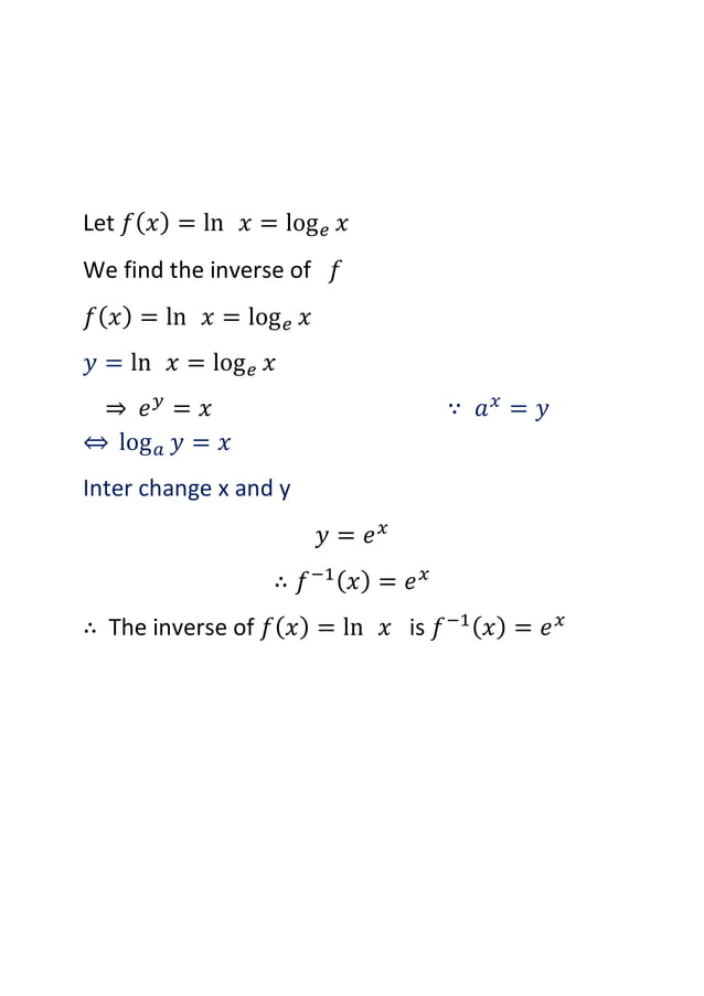 Derivative of e^x | PDF