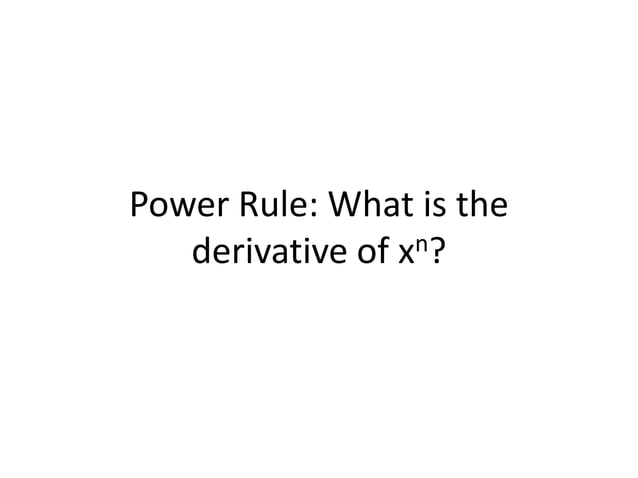 Derivatives | PPT
