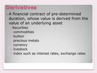 Derivatives | PPTX
