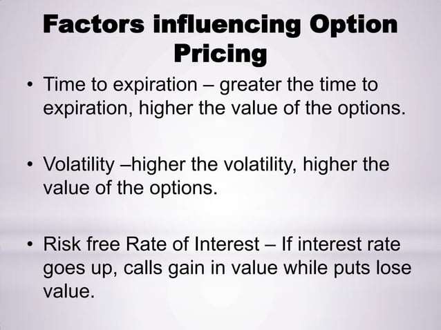 Derivatives- CALL AND PUT OPTIONS | PPTX