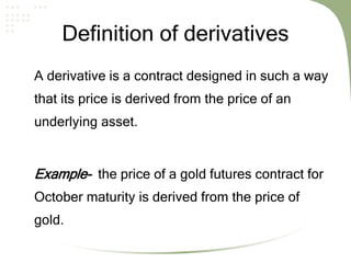 Derivatives | PPT