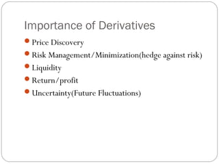 Derivatives | PPT