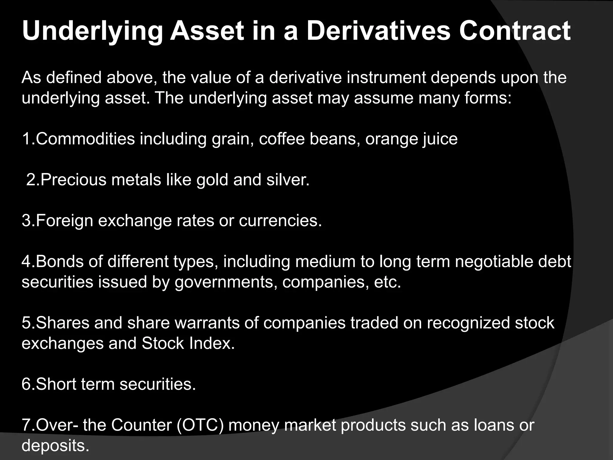 Financial Derivatives | PPTX