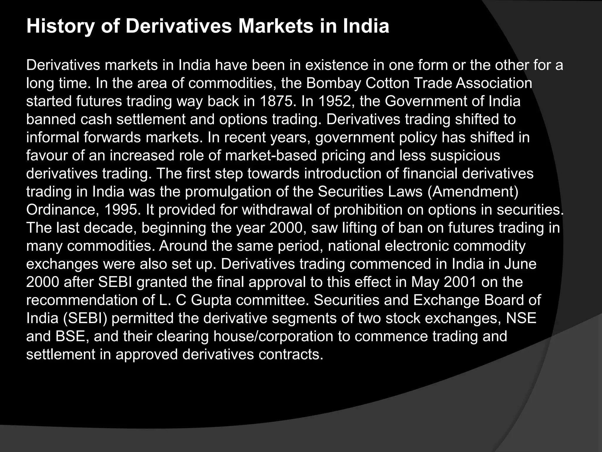 Financial Derivatives | PPTX