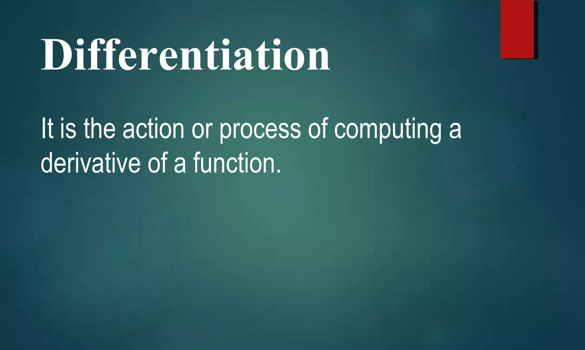 Basic Calculus 11 - Derivatives and Differentiation Rules | PPTX