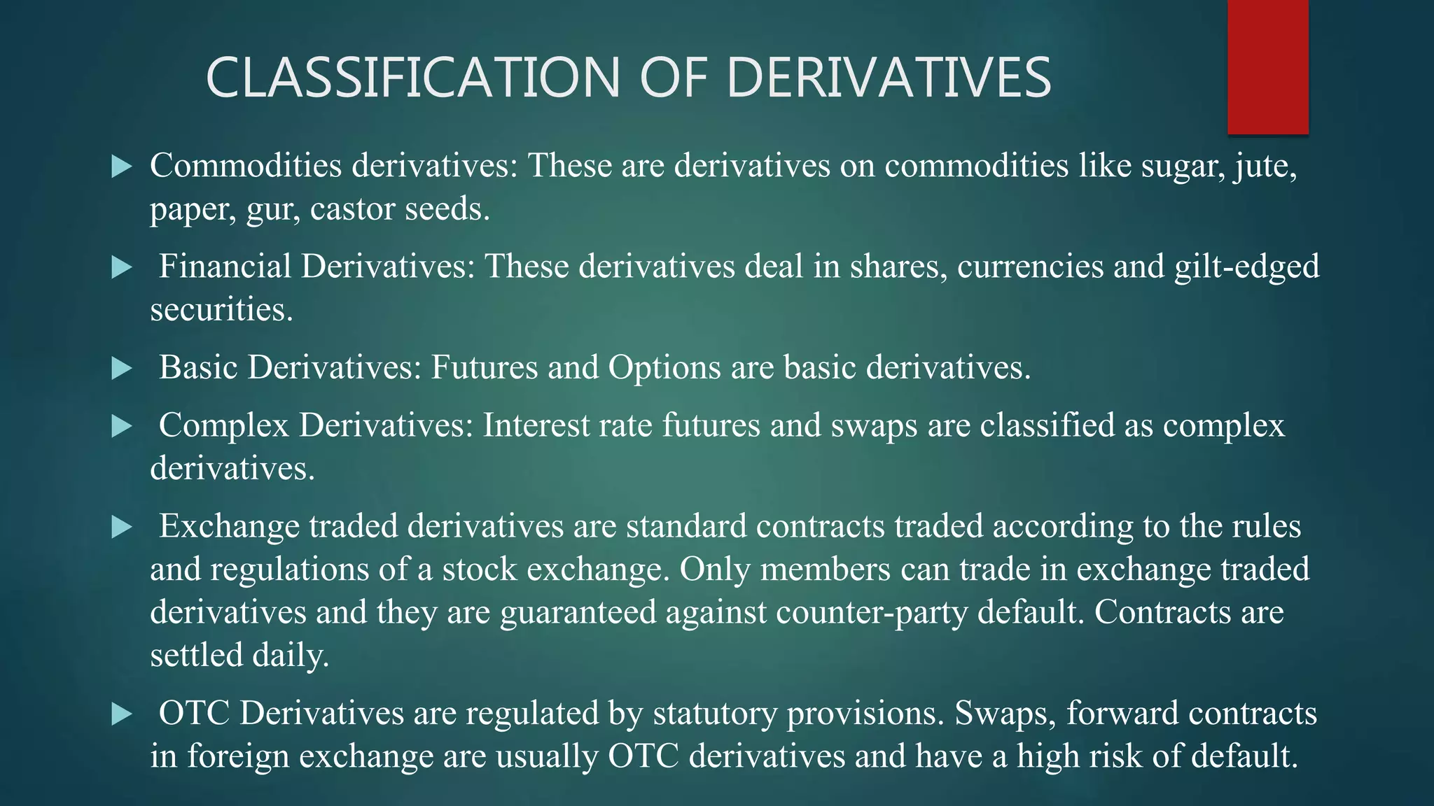 Derivatives | PPT