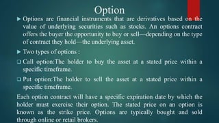 Derivatives | PPT