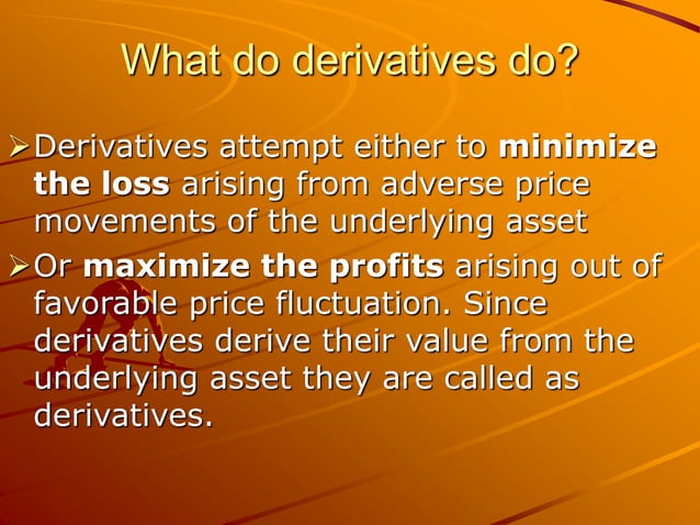 Derivatives paper trading ppt information | PPT