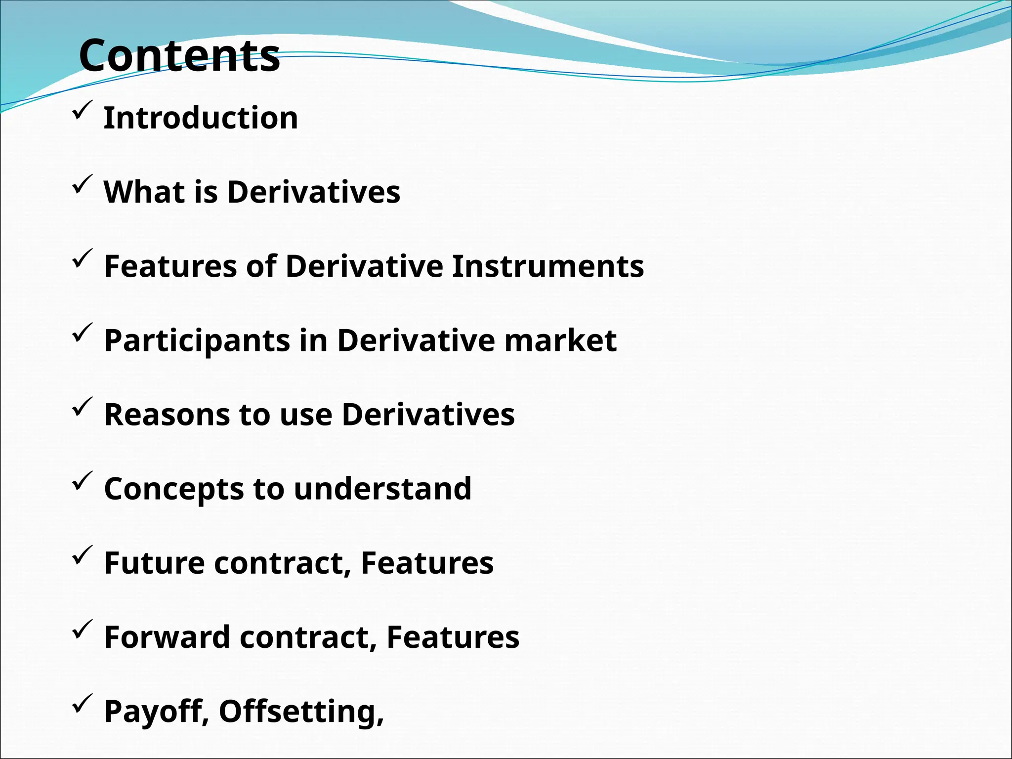 derivatives.pptx share market derivatives | PPT