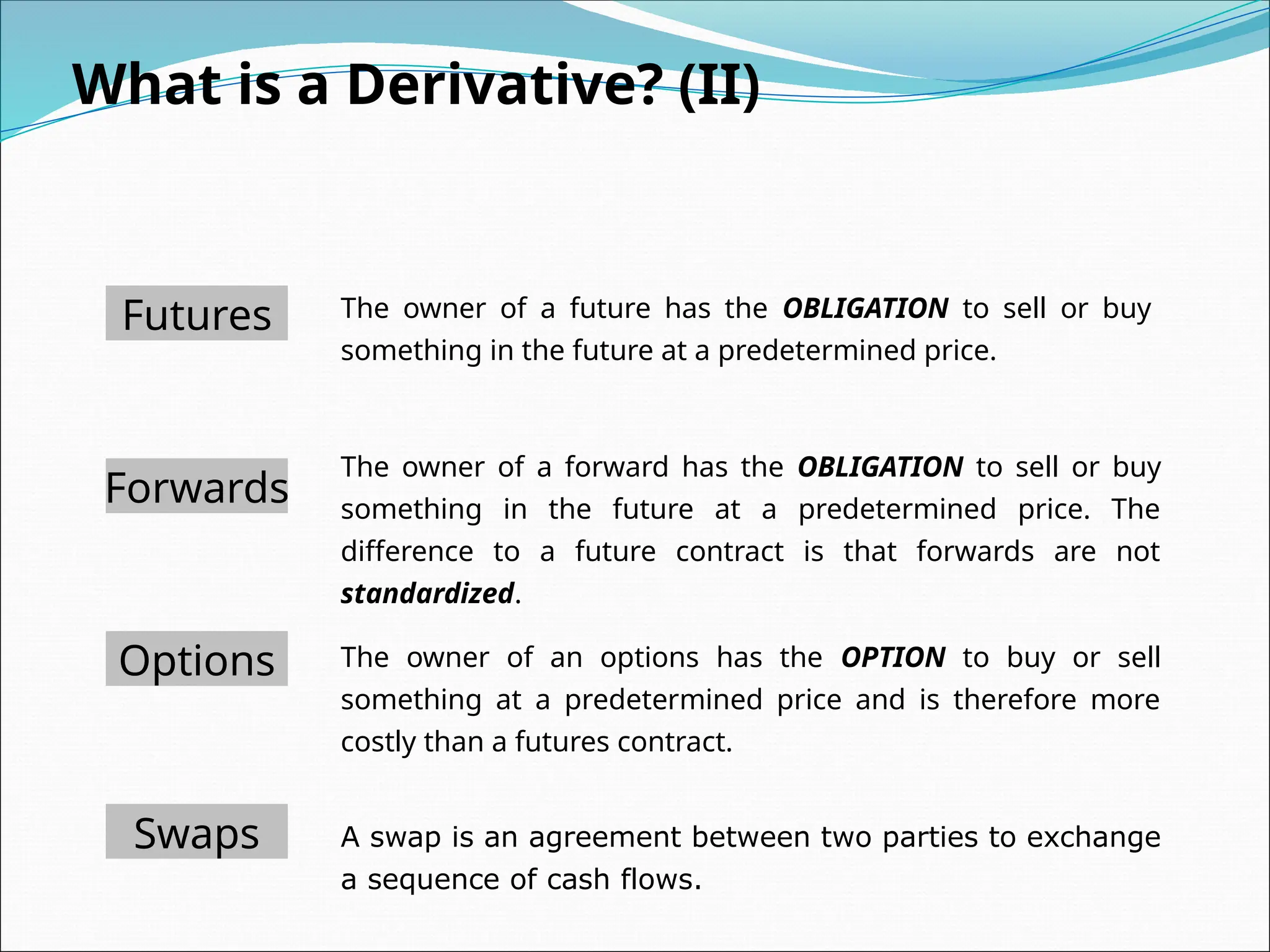 derivatives.pptx share market derivatives | PPT