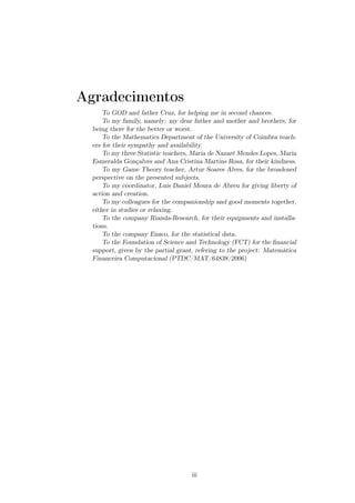 Master thesis for Mathematics on Financial Mathematics and Advanced ...