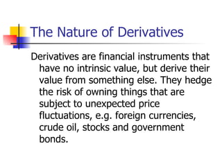 Derivatives lecture1& 2-introduction | PPT