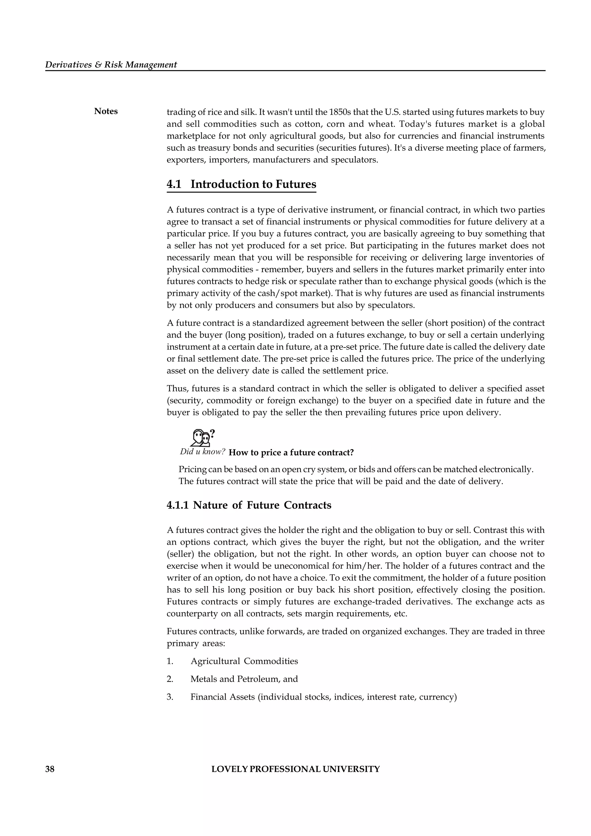 Derivatives and risk_management with problems | PDF
