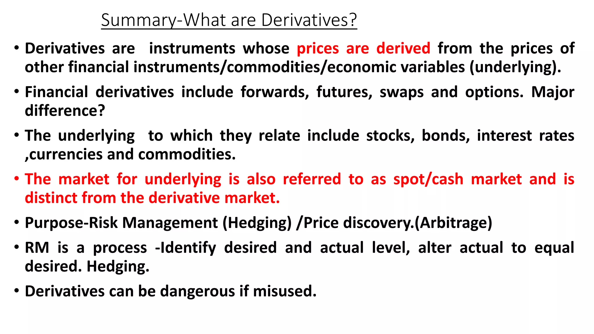 Derivatives animations | PPTX